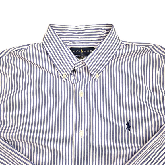Ralph Lauren Blue Label | Shirts | Ralph Laurent Striped Performance ...